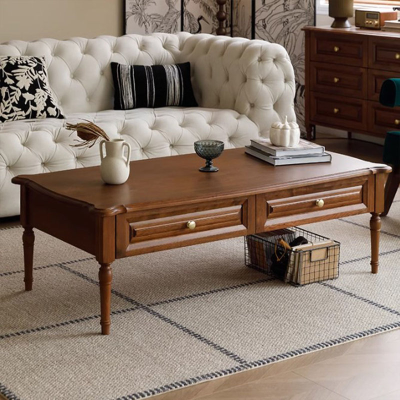 Wood retro coffee table store